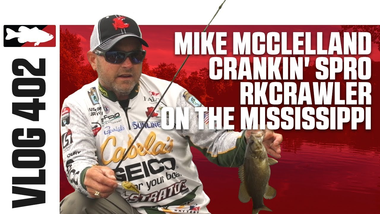 Mike McClelland Fishing the Spro RkCrawler on the Mississipi - TW VLOG ...