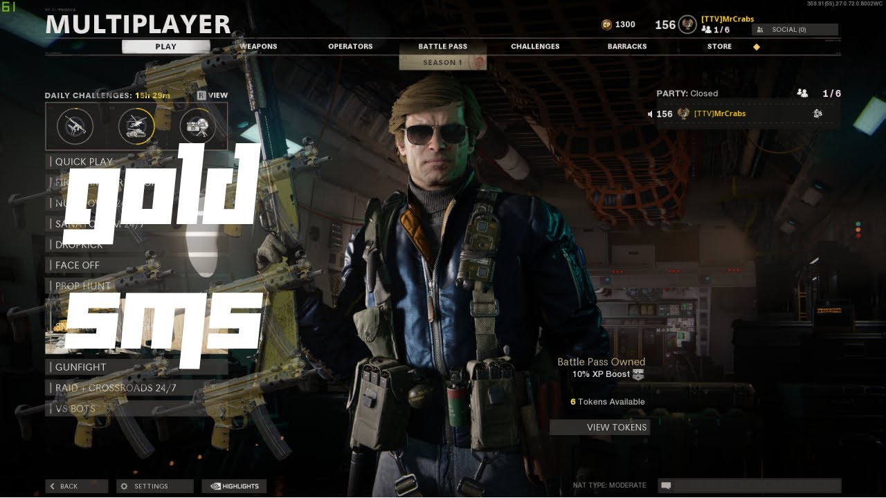 Cold war: Gold SMGS - YouTube