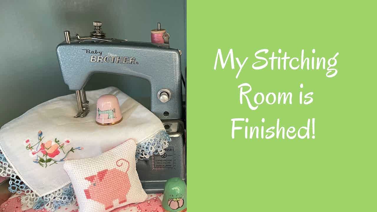 My Stitching Room is Finished! Complete Stitching Room Tour! You don't ...