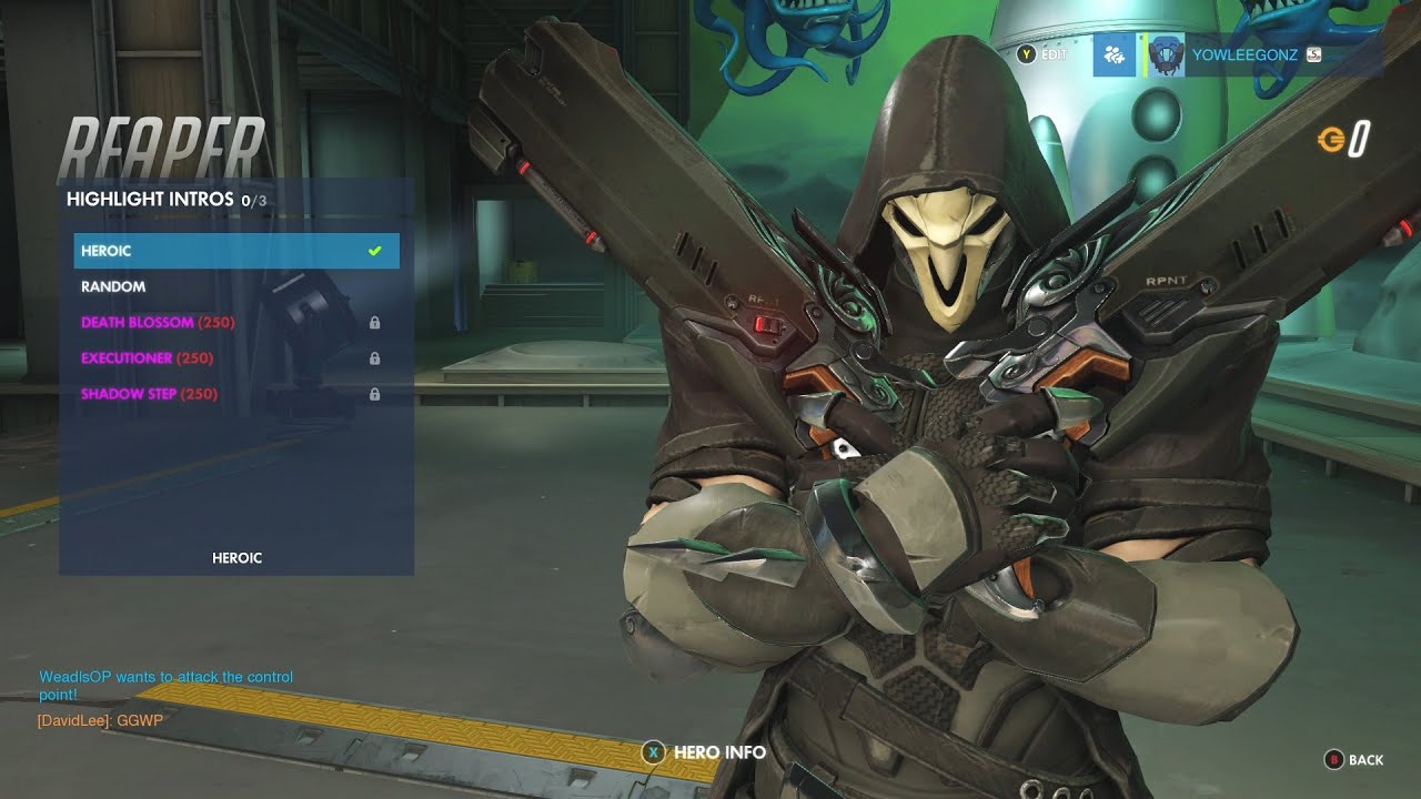 Reaper Highlight Intro | Overwatch - YouTube