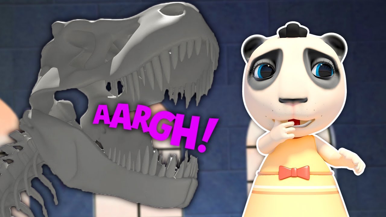 A huge T Rex wants to eat me!👮🦖🤩We shouldn't have gone into the ...