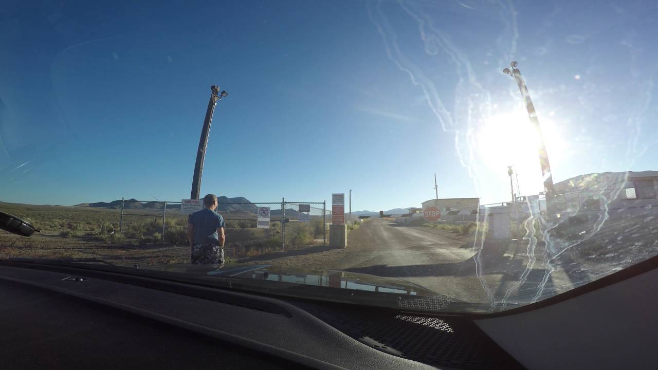 Area 51 Back Gate - Rachel, Nevada - YouTube