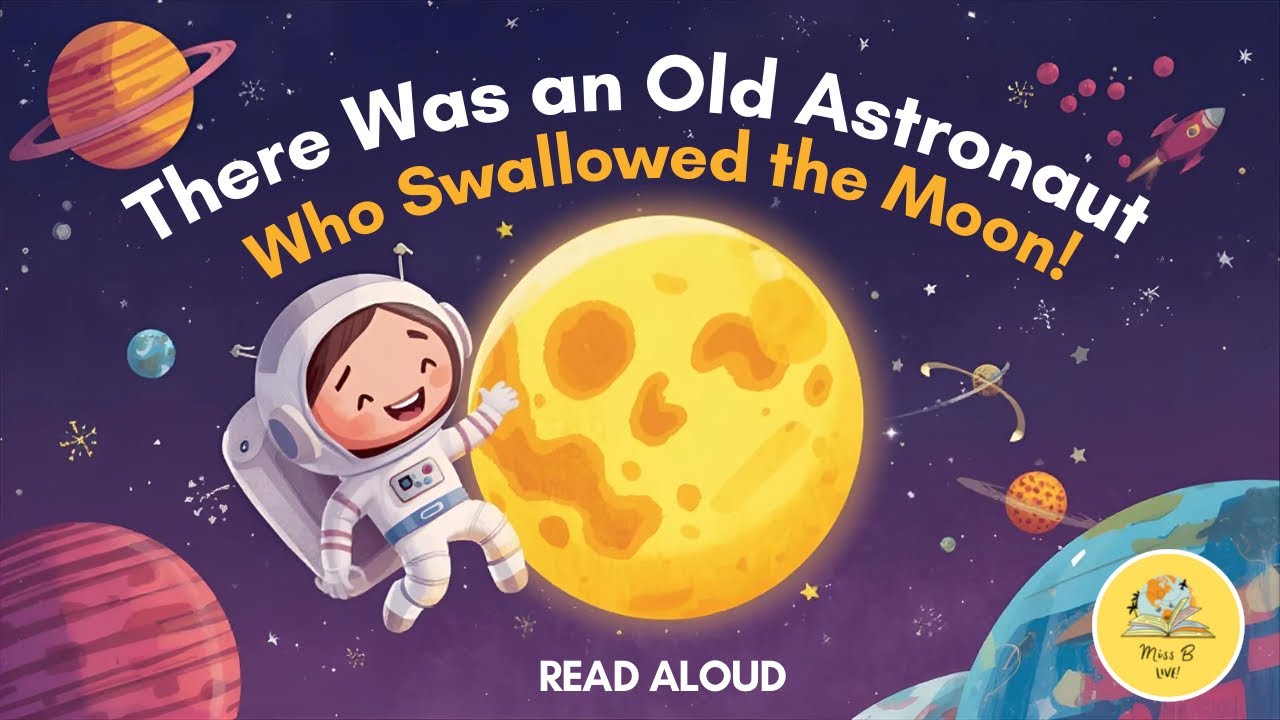 There Was an Old Astronaut Who Swallowed the Moon! 🌙🚀 | Funny Space ...