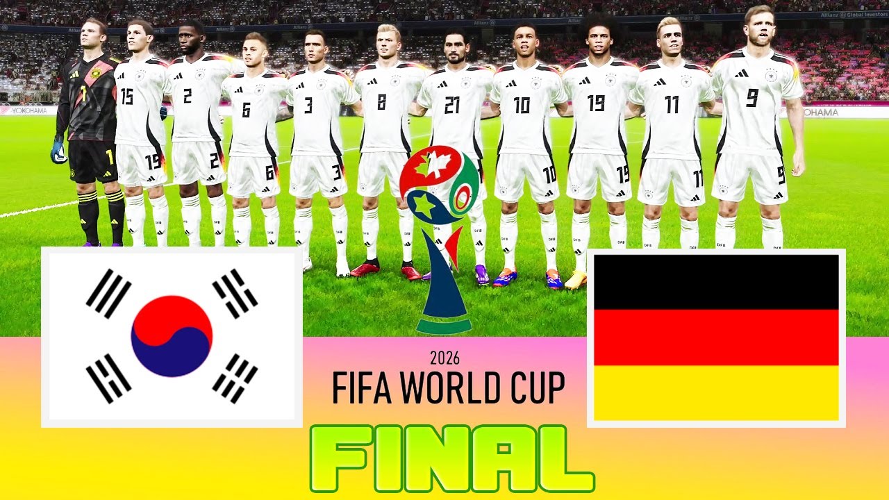 SOUTH KOREA vs GERMANY - Final FIFA World Cup 2026 | Full Match All ...