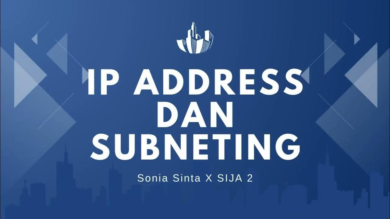 TCP IP // IP Address dan Subneting - YouTube