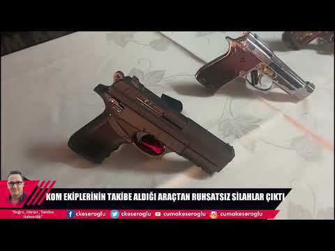 KARAAĞAÇTA RUHSATSIZ SİLAHLAR OPERASYONU