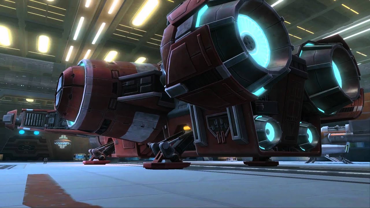 Corellian Defender - In Hanger - YouTube