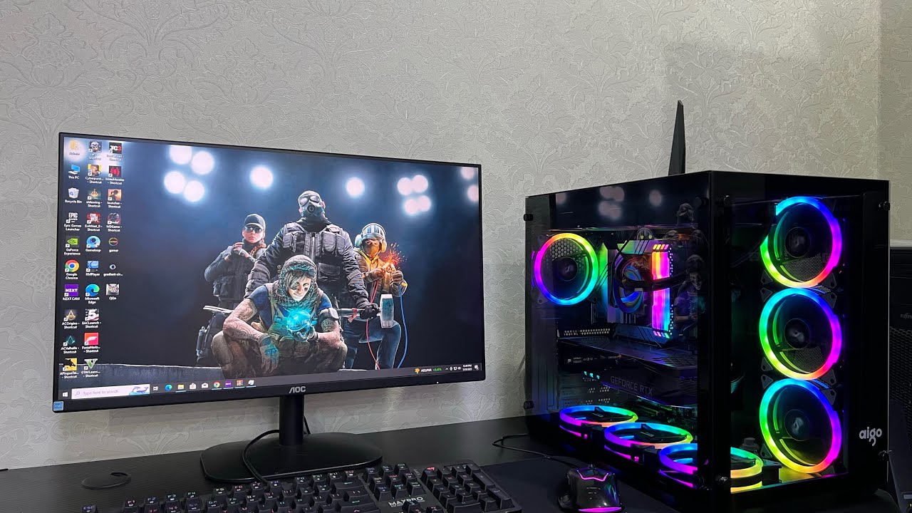 Asus Gaming Pc i9-12900K With RTX 3080 With 64GB Ram With Aigo ...