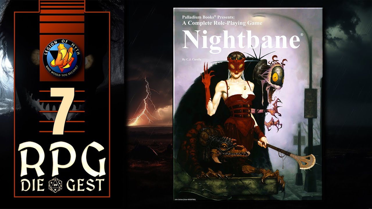 NIGHTBANE RPG - Let's Create a Nightbane Character (step-by-step) - YouTube