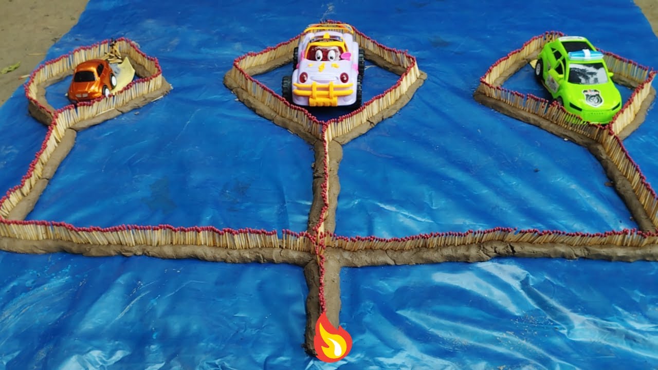 Rockets With Car: Match Stick Experiment! - YouTube