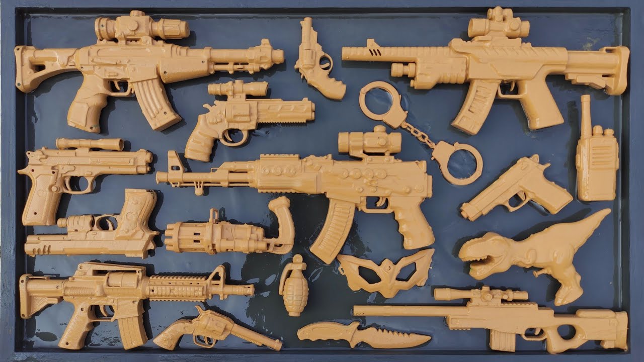 Cleaning 7 Sniper Guns and Shoot Moving Targets Dragunov Sniper SVD ...