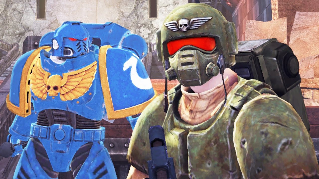 Ultramarines & Imperial Guard vs Orks - Warhammer 40,000: Space Marine ...