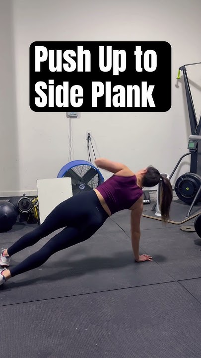 Push Up to Side Plank Rotations - YouTube