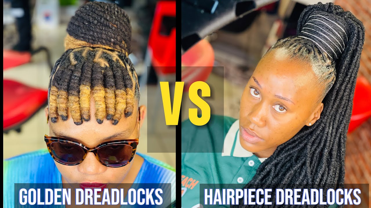 Golden Dreadlocks hairstyles VS Hairpiece and short dreadlocks.which do ...