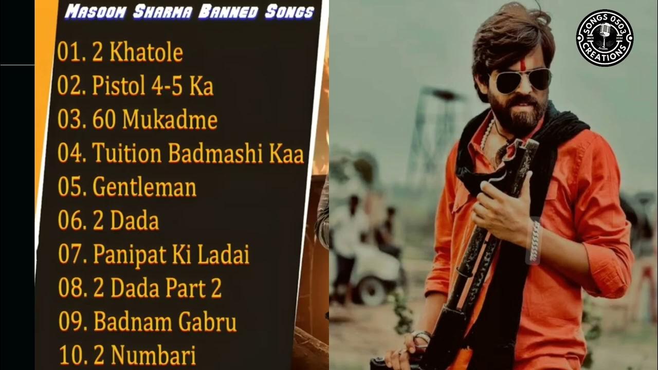 Masoom Sharma Banned 🚫 SONGS || Best of Masoom Sharma || New Haryanvi Songs 2025 || @Songs0503 ...