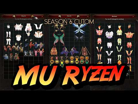 MU Ryzen Season 6 Custom ( Fast Server )  | Mu Online Server Review