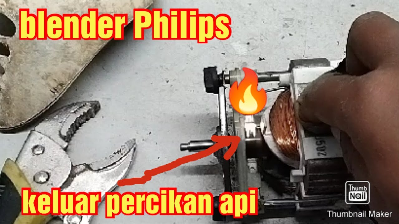 ANDA PASTI BISA!!!blender Philips keluar percikan api 🔥@idecreativ87 ...
