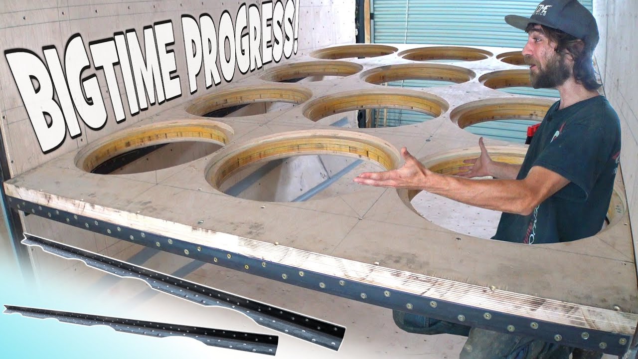 Working on My MEGA-SIZED Subwoofer Setup w/ Custom CAR AUDIO Braces ...