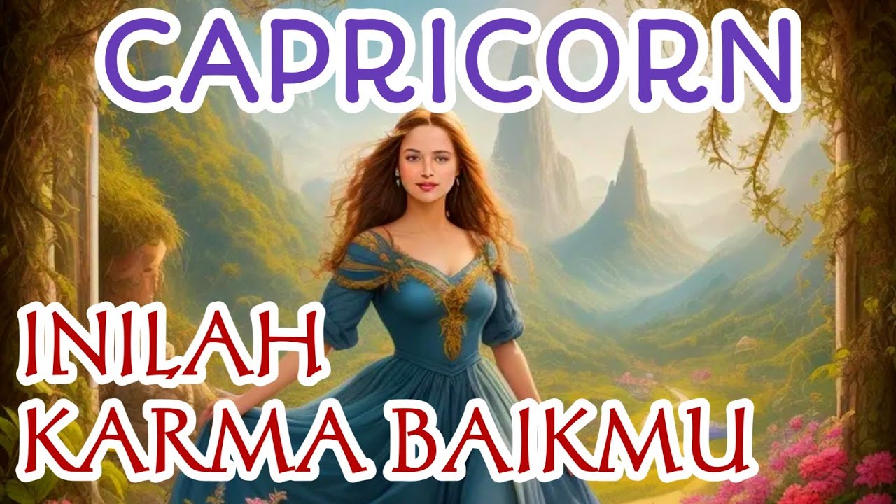 CAPRICORN ♑-INILAH KARMA BAIKMU DI BULAN INI, BERBAHAGIALAH 😍#capricorn ...