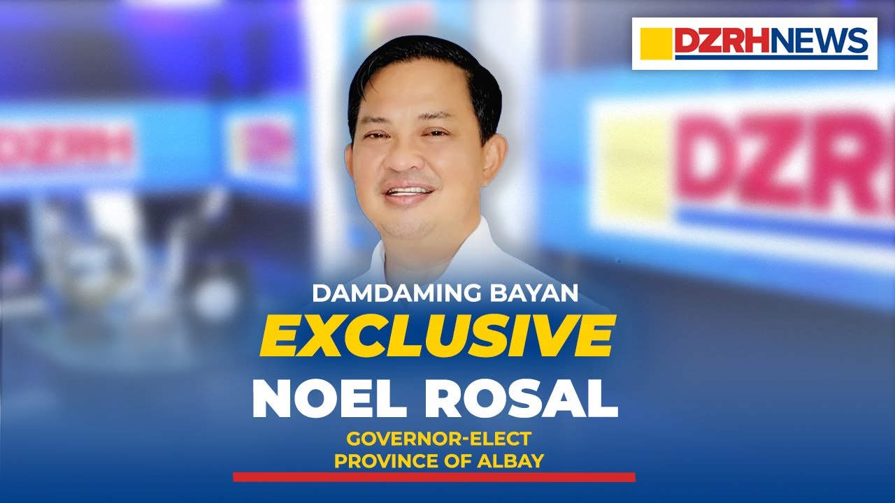FULL EXCLUSIVE INTERVIEW: Province of Albay Governor-Elect Noel Rosal ...