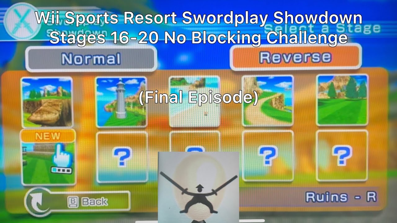 Wii Sports Resort Swordplay Showdown Stages 16-20 (No Blocking ...