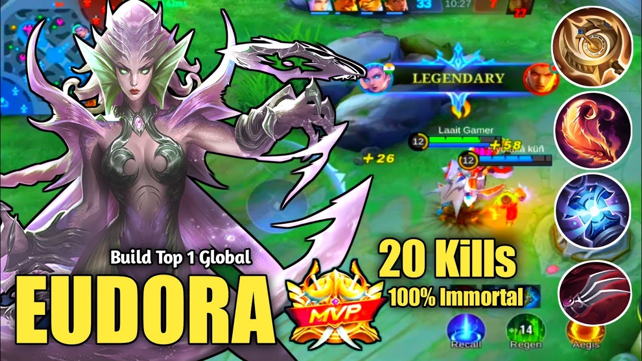 Eudora Best Build 2023 | Eudora Gameplay | Mobile Legends Gameplay # ...