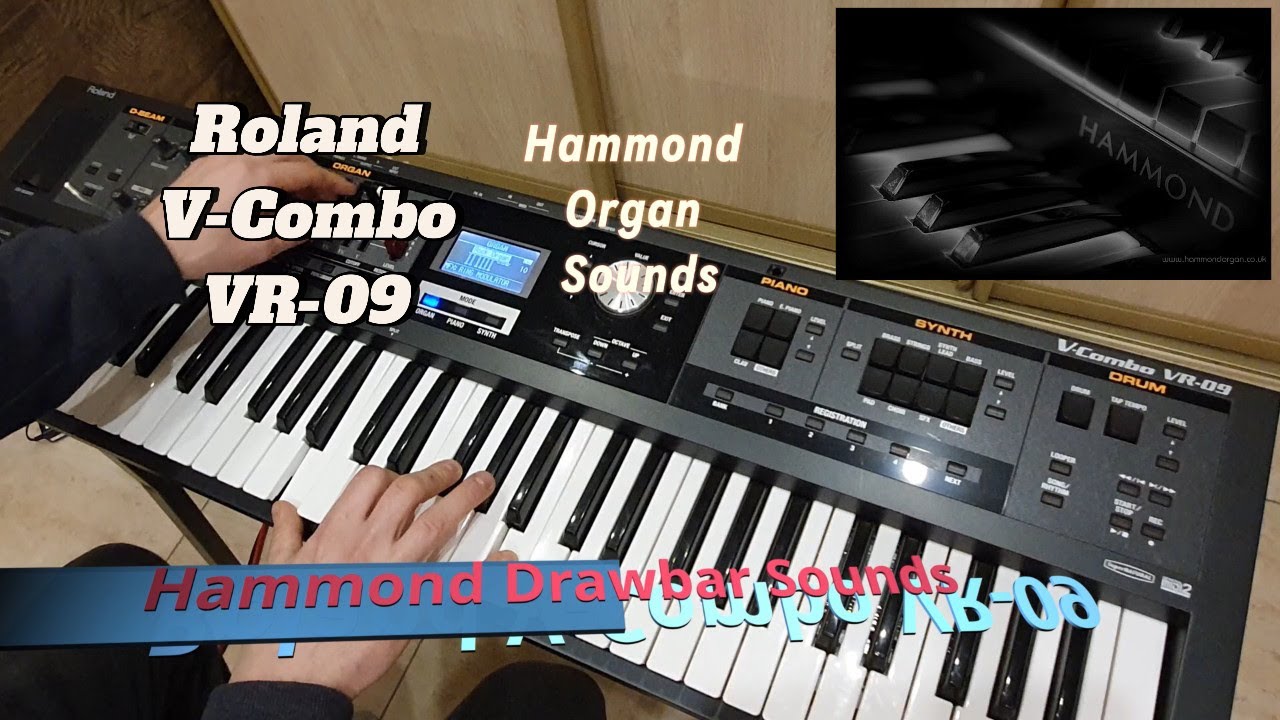 Roland V-Combo VR-09 Hammond Sounds Soundcheck - YouTube