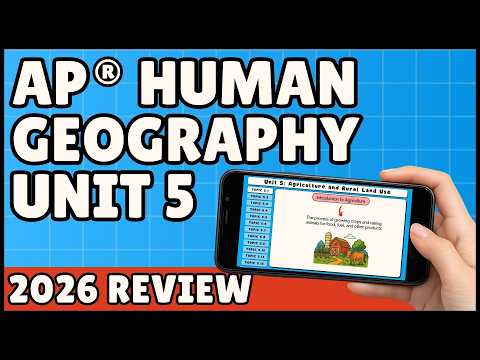 AP Human Geography Unit 5 Review (51-Minute Study Session) - Mr Carter's Guides