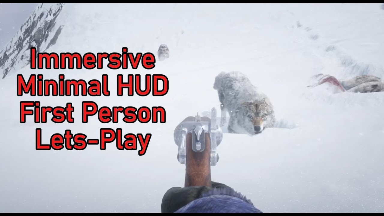 Immersive Gameplay - Minimal HUD, First Person Lets Play - Red Dead ...