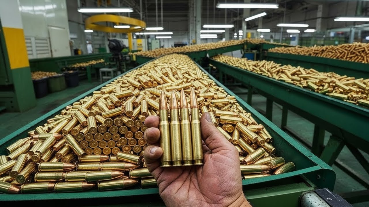 Inside the Modern Ammunition Factory | How Bullets are Made (Full ...