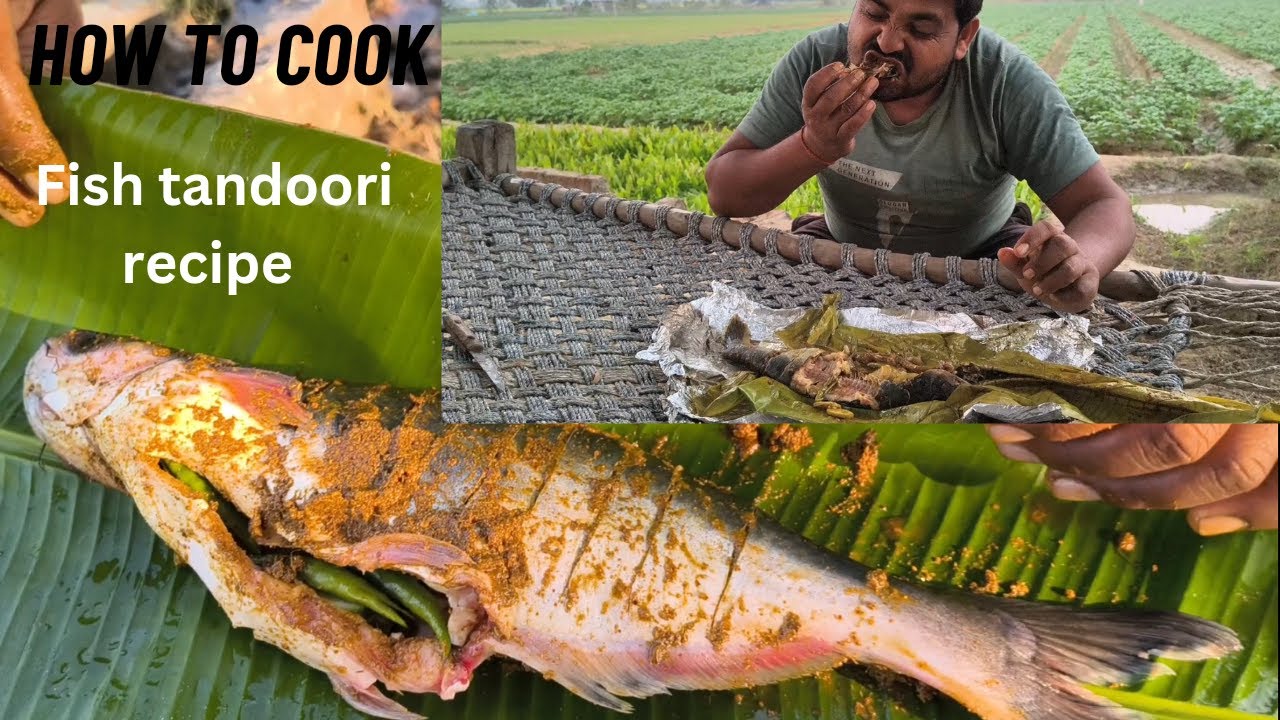 Solo Fish tandoori recipe fish fry/ jangal me fish tandoori - YouTube