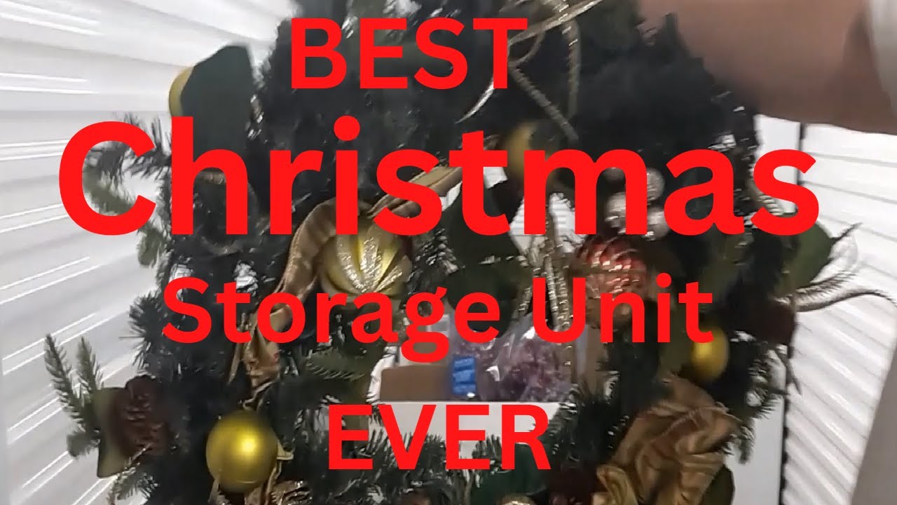 We Bought an Abandoned Storage Unit . Best Christmas Unit Ever. Merry ...