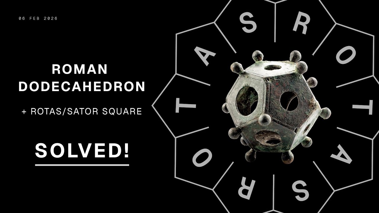 SOLVED! Roman Dodecahedron + Rotas/Sator Square - YouTube
