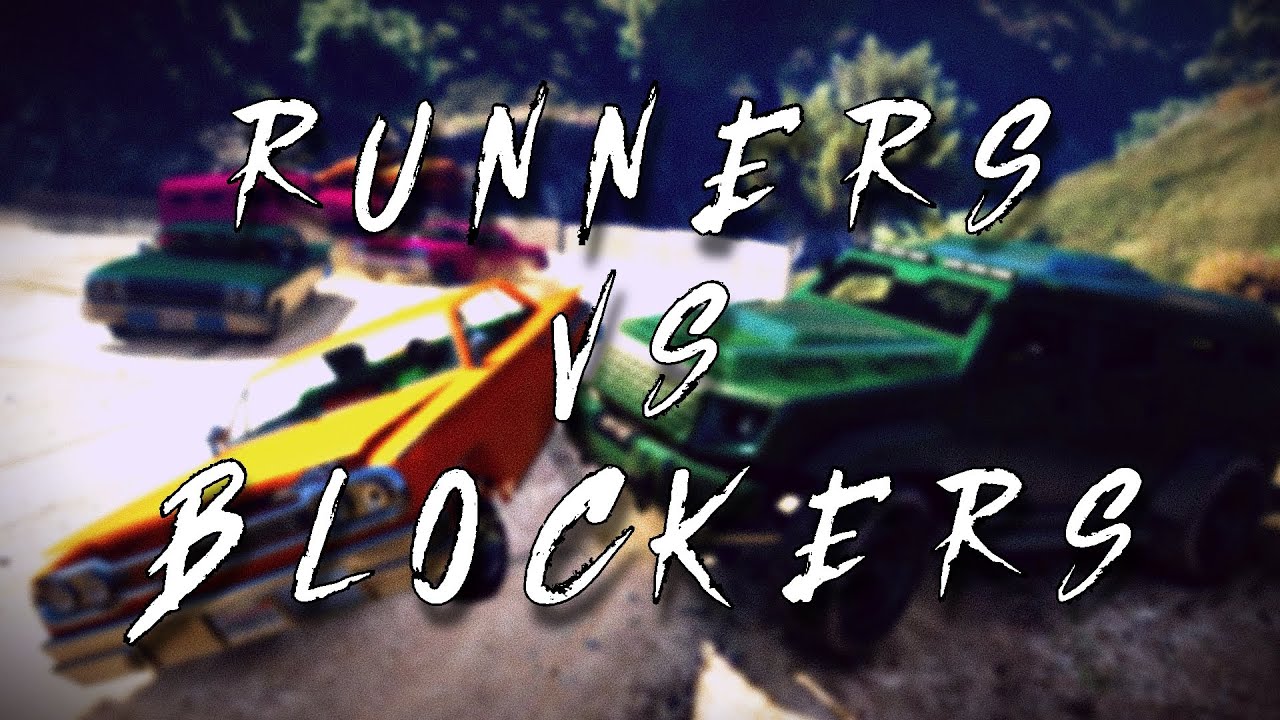 Grand Theft Auto 5 Funny Moments - Blockers VS Runners - YouTube