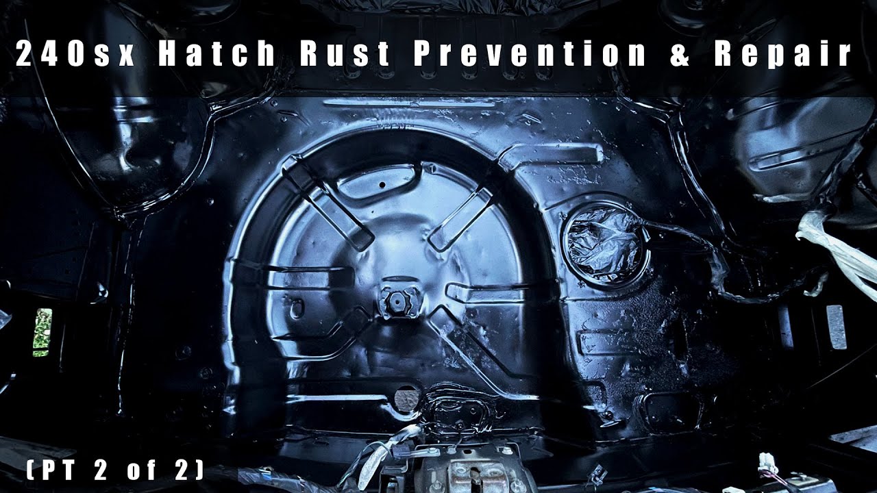 240sx S13 Hatch Rust Prevention & Repair (Pt 2 of 2) - YouTube