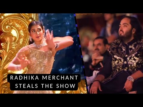 Radhika Merchant dancing Performance at her pre-wedding festivity in ...