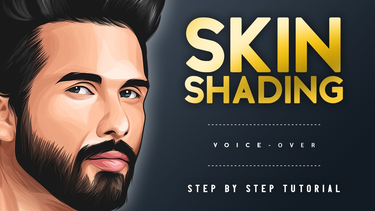 Face Shading Tutorial || Step-By-Step || Voice Over || Vect Tarun - YouTube