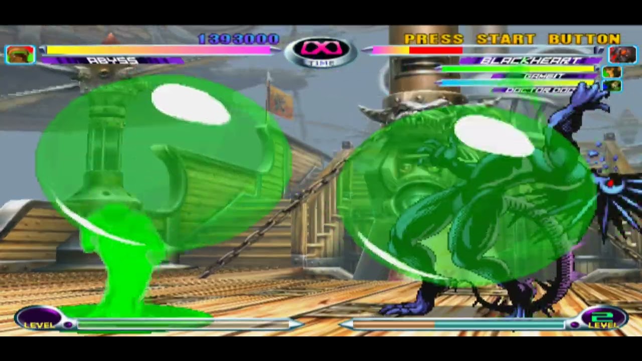 Marvel vs Capcom 2 - Trying out Abyss(2nd form) - YouTube