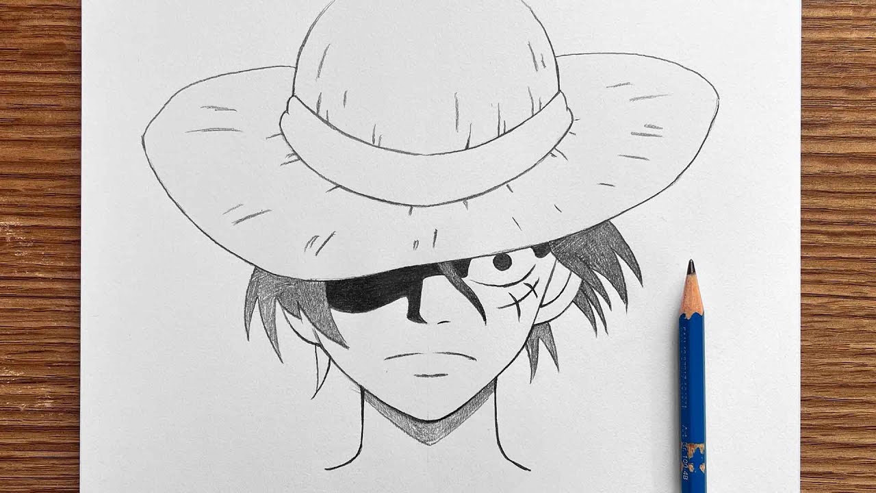 How to draw Luffy | Beginners drawing tutorials step by step | Art videos - YouTube