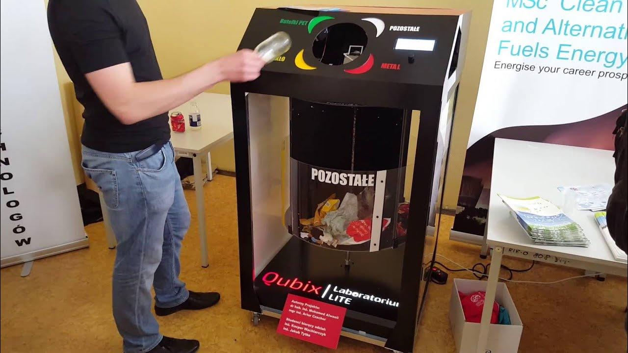 automated waste sorting machine RFID - YouTube