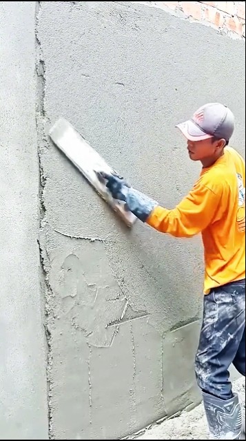 Full Brick Wall Plastering Tutorial #shorts - YouTube