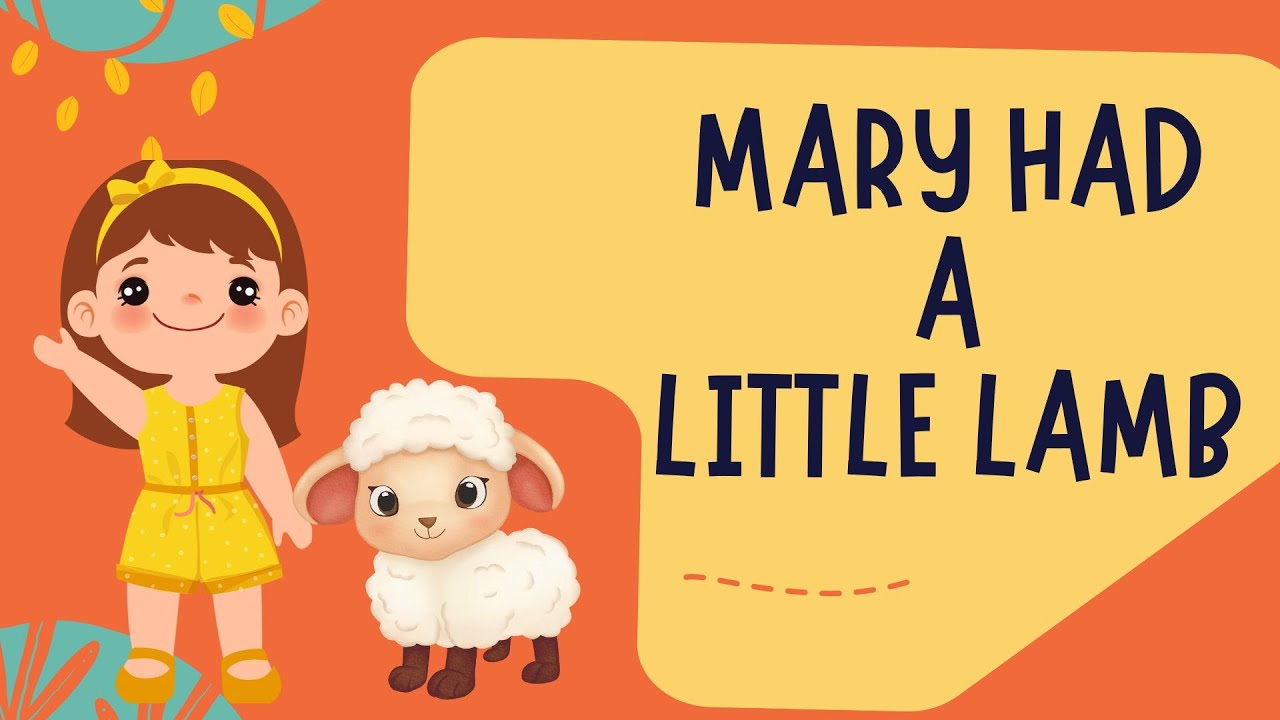 Mary had a Little Lamb Nursery Rhyme | English rhyme with lyrics from ...