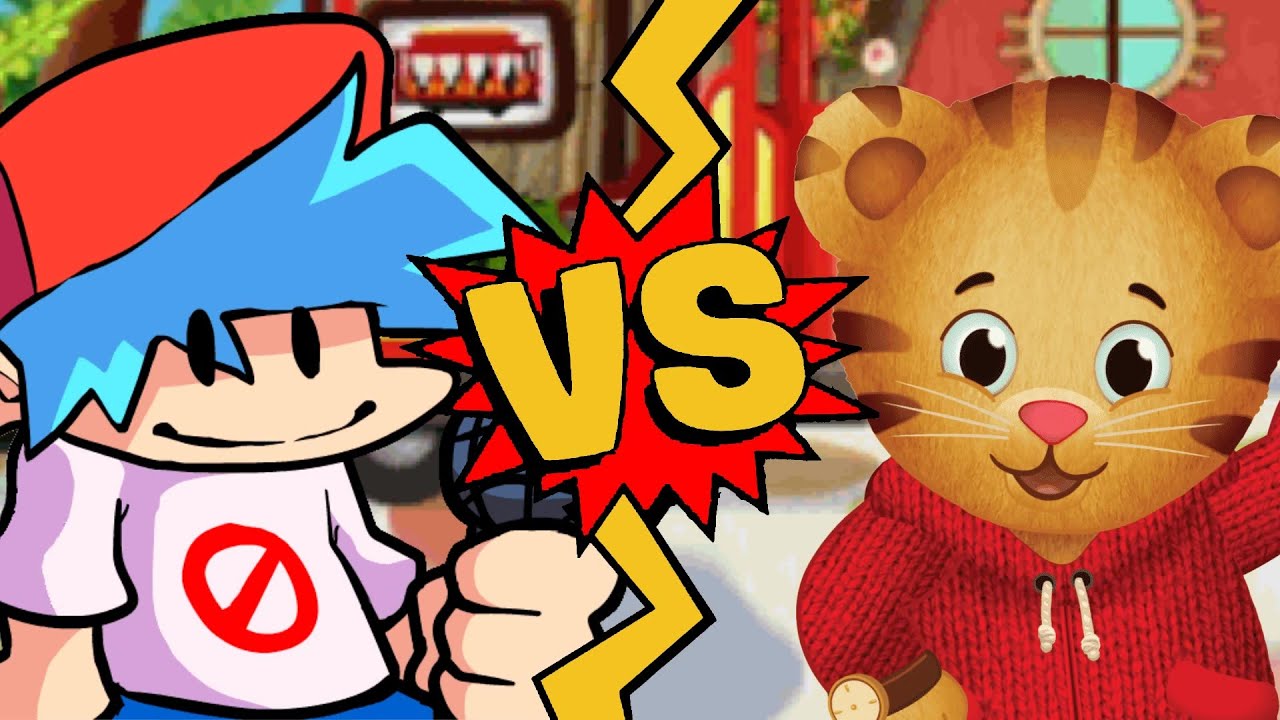M.U.G.E.N Battles | Boyfriend vs Daniel Tiger | Friday Night Funkin' vs ...