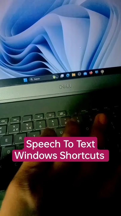 Speech To Text Windows Shortcuts 🔥😱 - YouTube