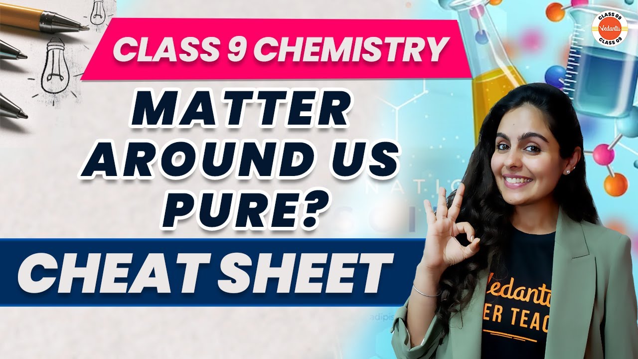 Cheat Sheet: Is Matter Around Us Pure Class 9 | NCERT 9th Science ...