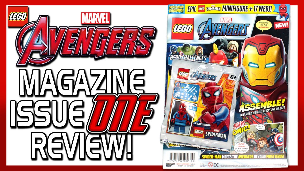 LEGO Marvel The Avengers Magazine Review #1! Spider-Man Minifigure ...