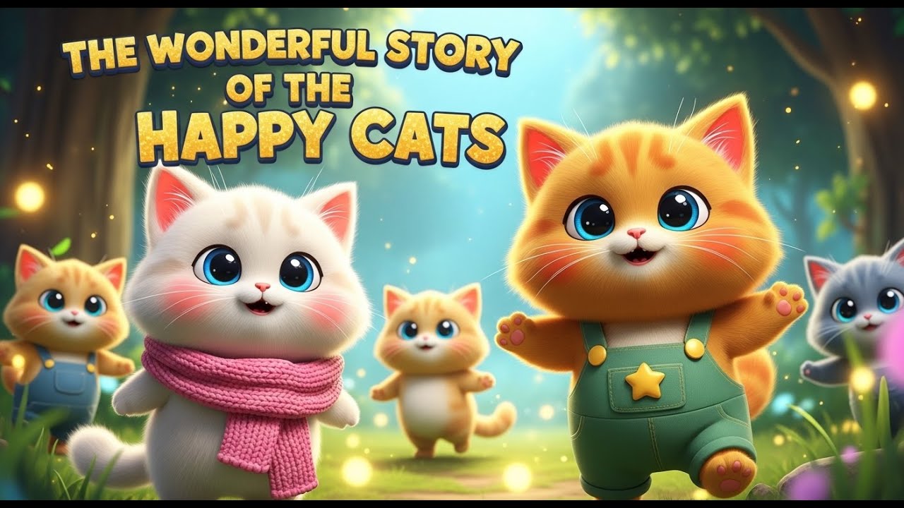 The Wonderful Story of the Happy Cats: Best Animated Cat Tale! - YouTube
