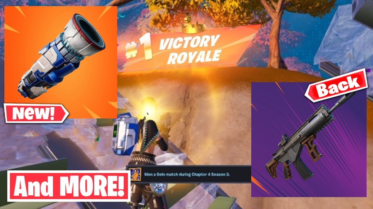 *New* Chapter 4 Season 3 Victory Royale NEW WEAPONS (Fortnite) - YouTube