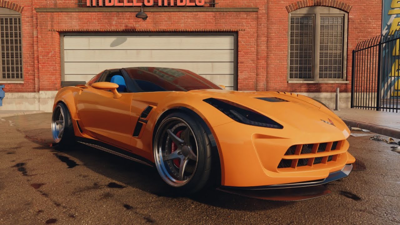 NFS Unbound Chevrolet Corvette Grand Sport (2017) 911+HP MODİFİYE MAX ...