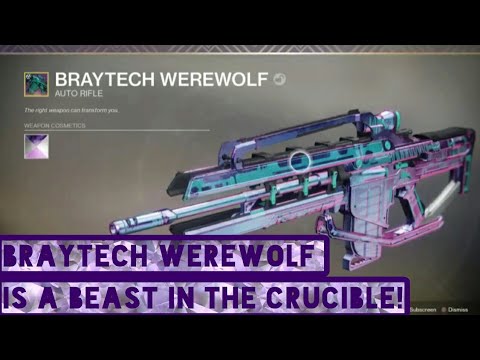 Braytech Werewolf Is so good in Crucible! (destiny 2 Shadowkeep ...